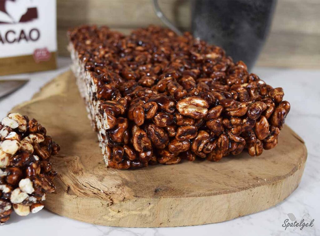Gepofte tarwe met cacao – Recept van Spatelgek