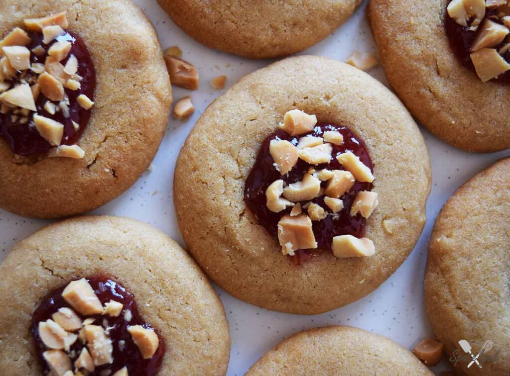 Peanut butter & jelly cookies – Spatelgek