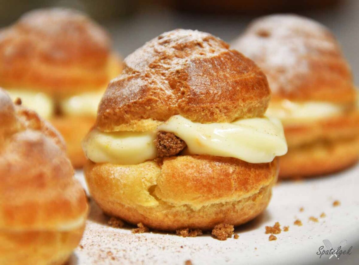 Speculaas sinaasappel soesjes – Spatelgek